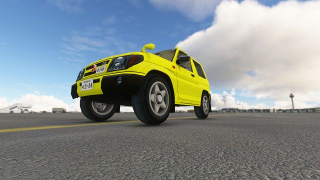 Mitsubishi Pajero/Shogun Drivable Car for MSFS