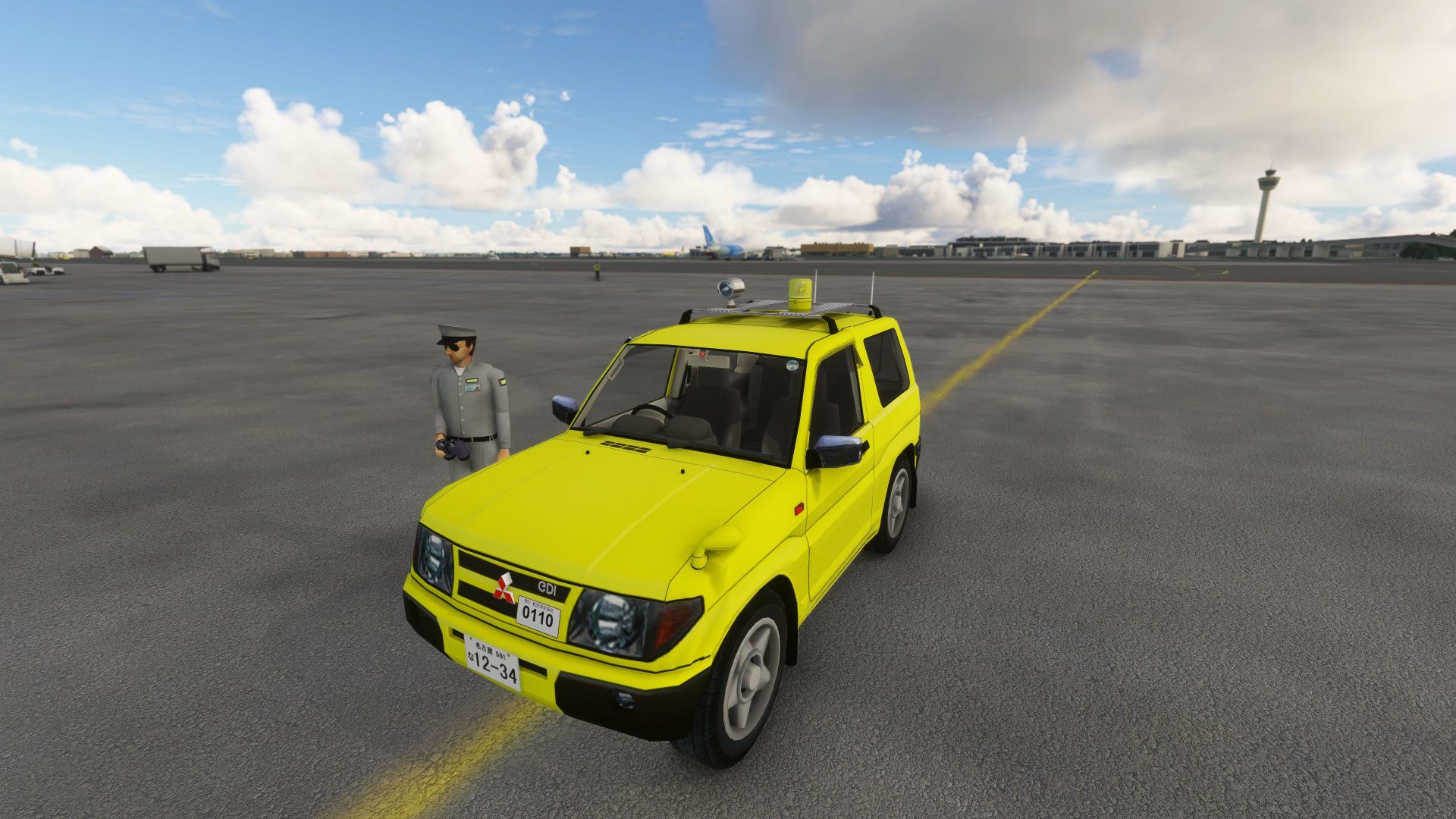 Mitsubishi Pajero/Shogun Drivable Car for MSFS