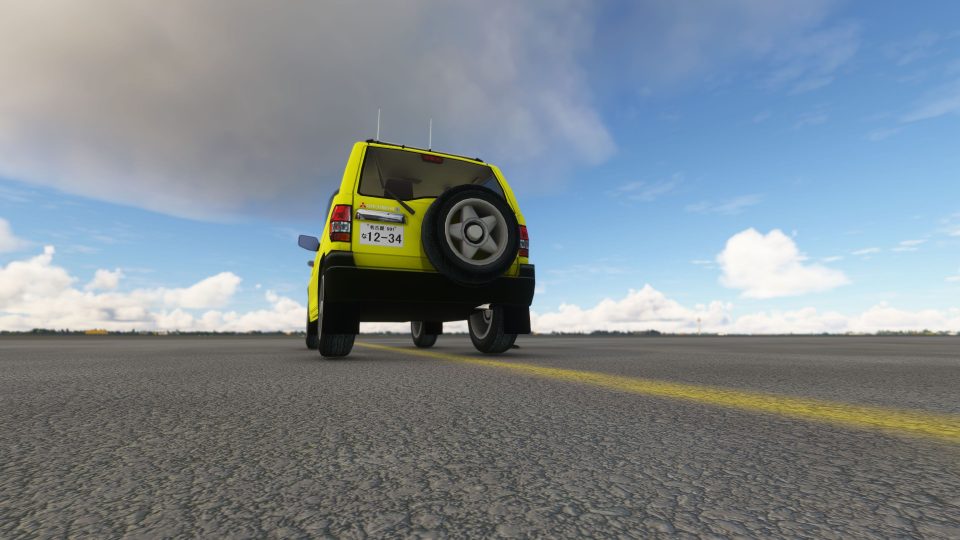 Mitsubishi Pajero/Shogun Drivable Car for MSFS