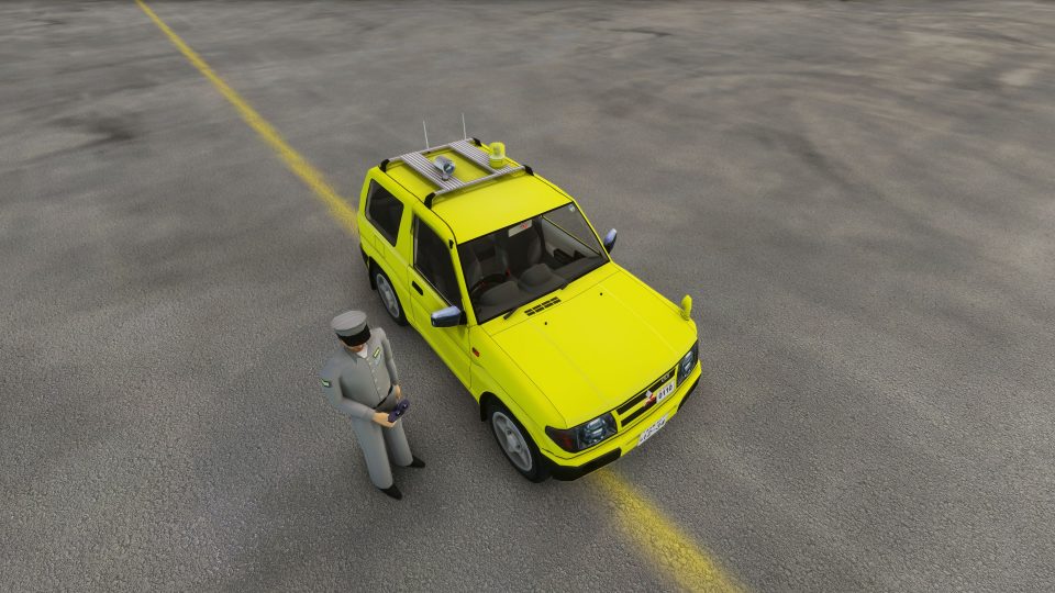 Mitsubishi Pajero/Shogun Drivable Car for MSFS