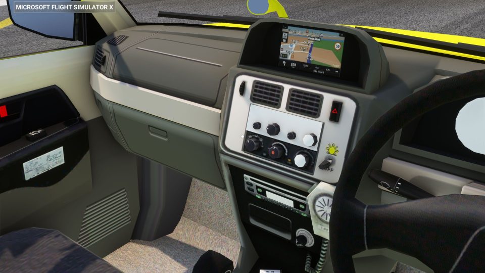 Mitsubishi Pajero/Shogun Drivable Car for MSFS