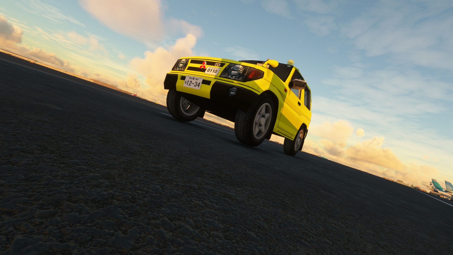 Mitsubishi Pajero/Shogun Drivable Car for MSFS