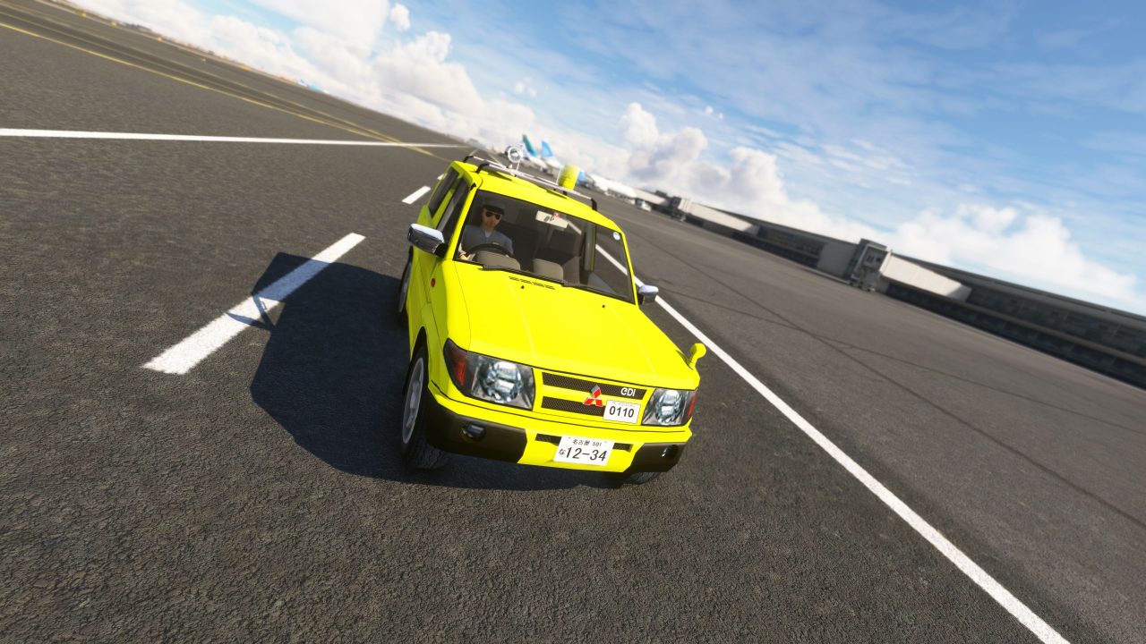 Mitsubishi Pajero/Shogun Drivable Car for MSFS