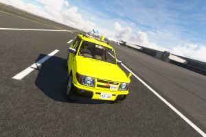 Mitsubishi Pajero/Shogun Drivable Car for MSFS