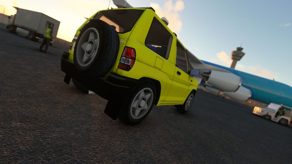 Mitsubishi Pajero/Shogun Drivable Car for MSFS