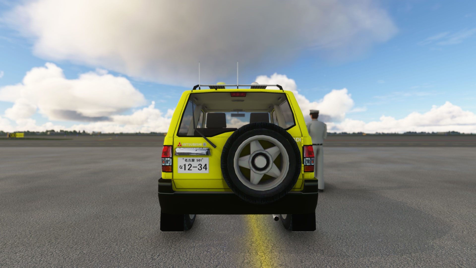 Mitsubishi Pajero/Shogun Drivable Car for MSFS