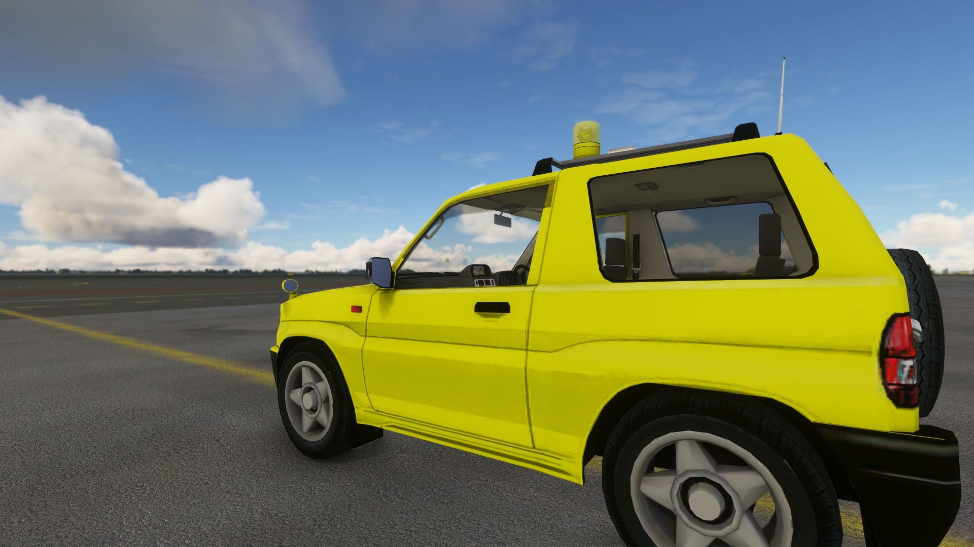 Mitsubishi Pajero/Shogun Drivable Car for MSFS
