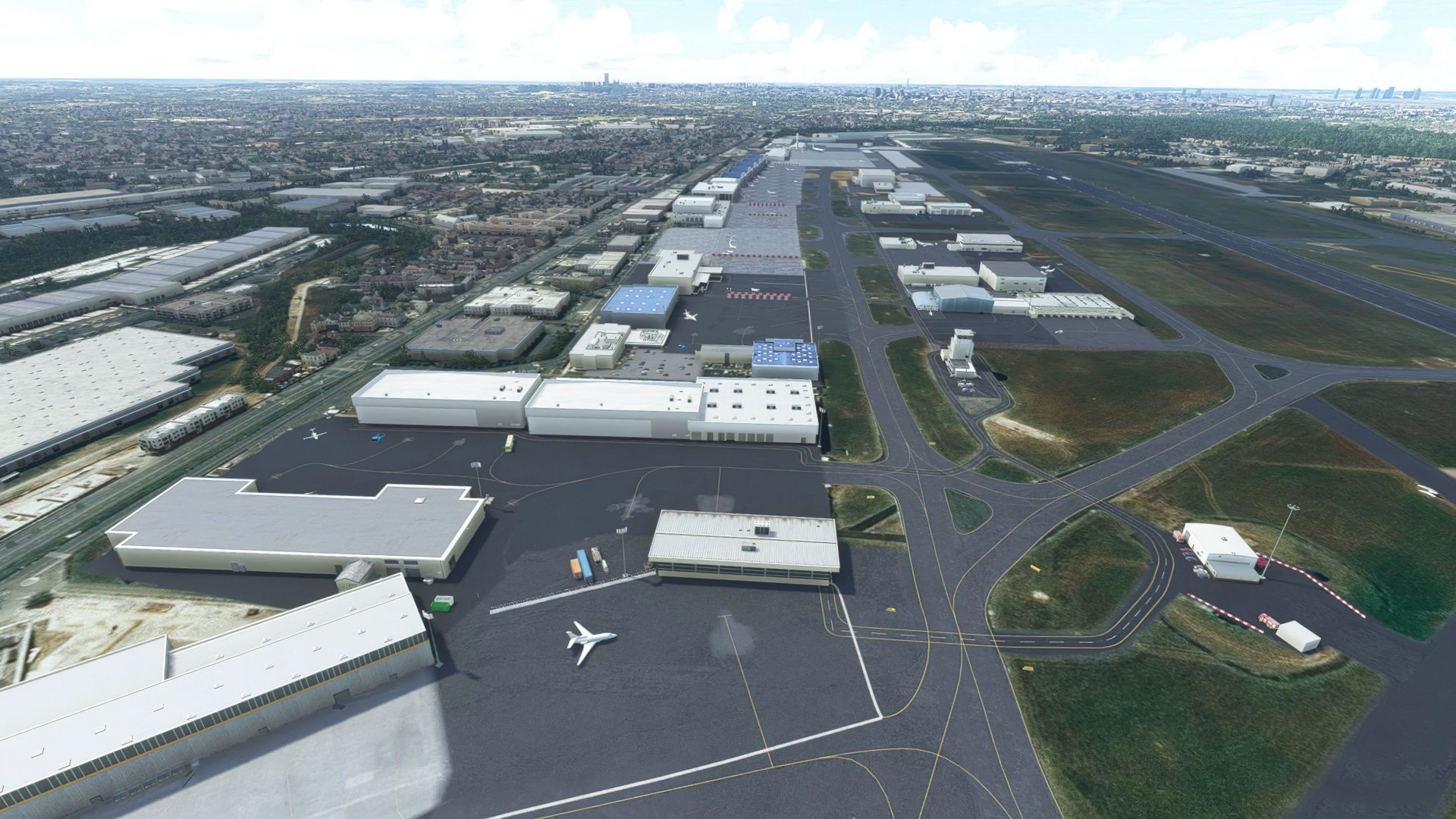 Paris–Le Bourget Airport (LFPB), France Scenery for MSFS