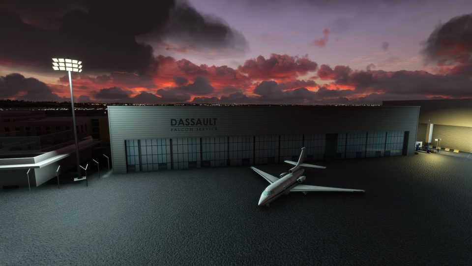 Paris–Le Bourget Airport (LFPB), France Scenery for MSFS