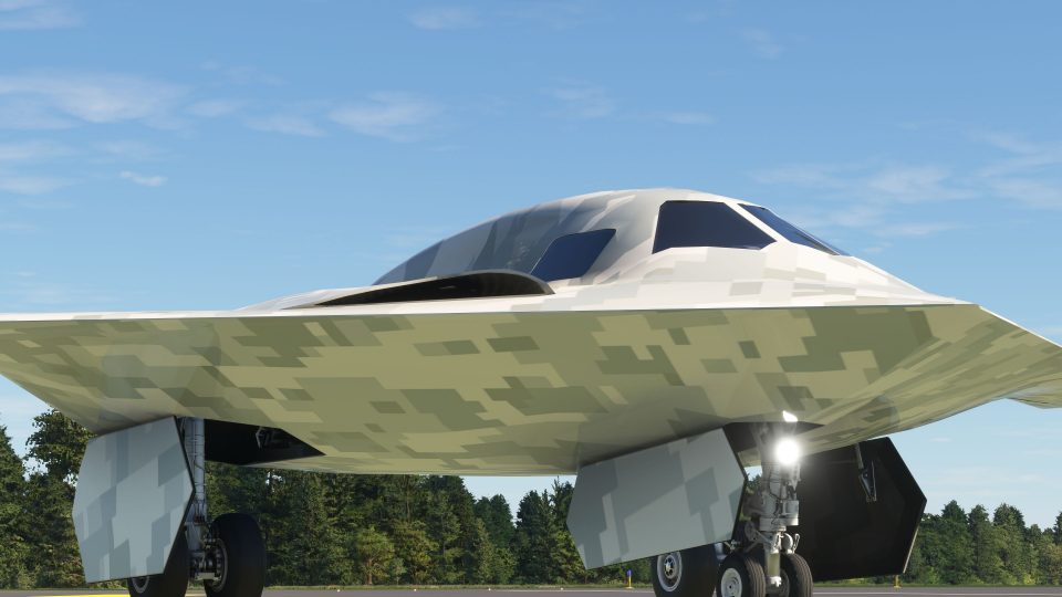 Northrop Grumman B-21 Raider (Stealth Bomber) for MSFS