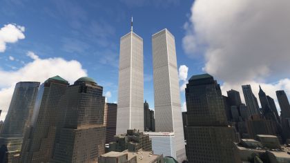 Twin Towers Mod: The Original World Trade Center Complex Scenery for MSFS