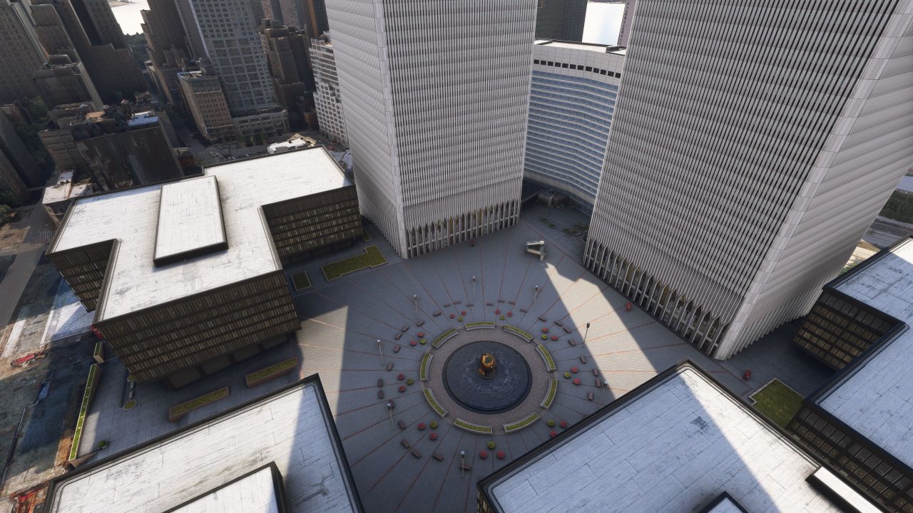 Twin Towers Mod: The Original World Trade Center Complex Scenery for MSFS