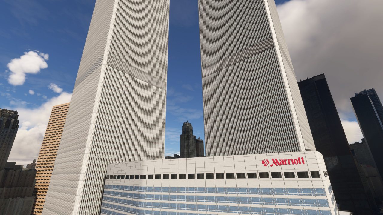 Twin Towers Mod: The Original World Trade Center Complex Scenery for MSFS