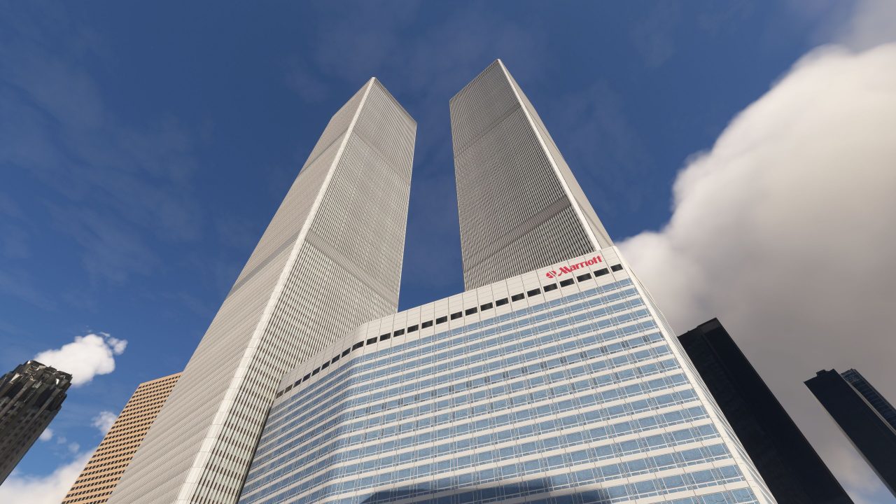 Twin Towers Mod: The Original World Trade Center Complex Scenery for MSFS