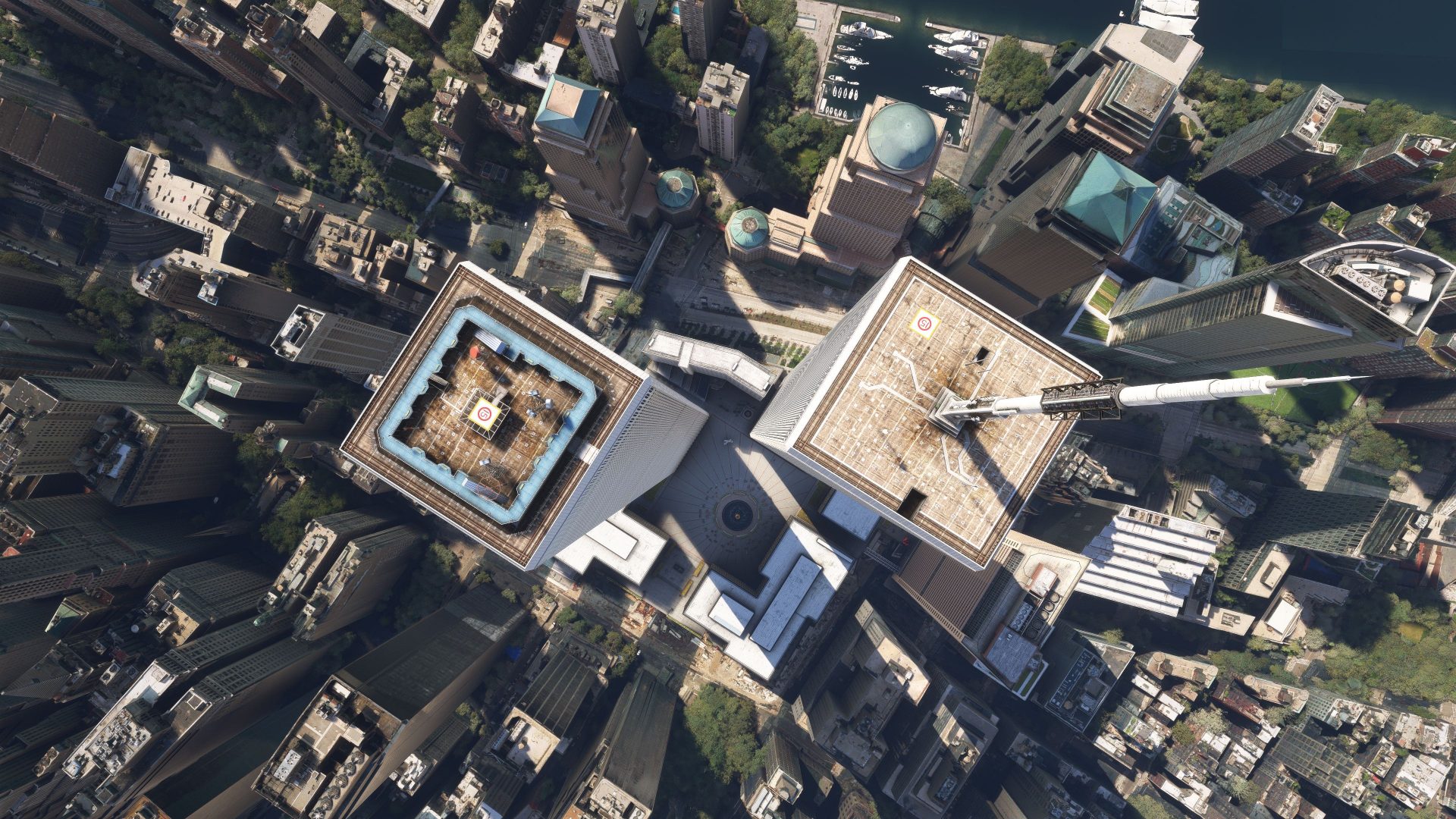 Twin Towers Mod: The Original World Trade Center Complex Scenery for MSFS
