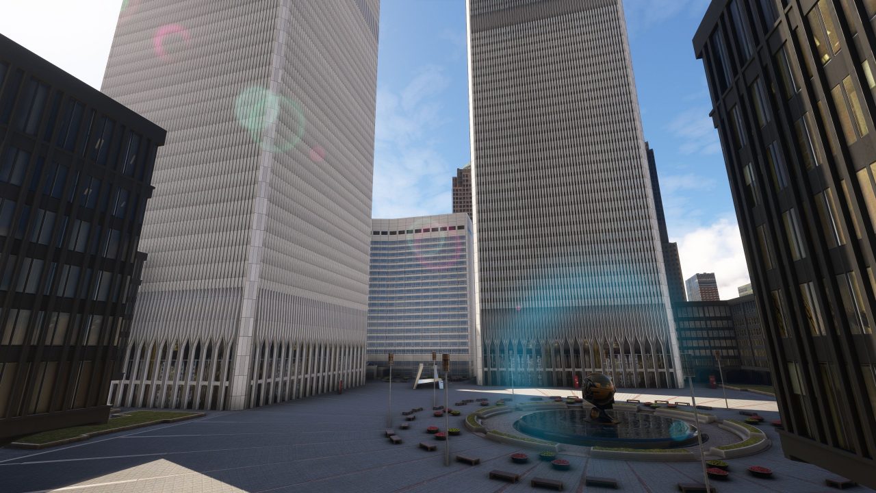 Twin Towers Mod: The Original World Trade Center Complex Scenery for MSFS