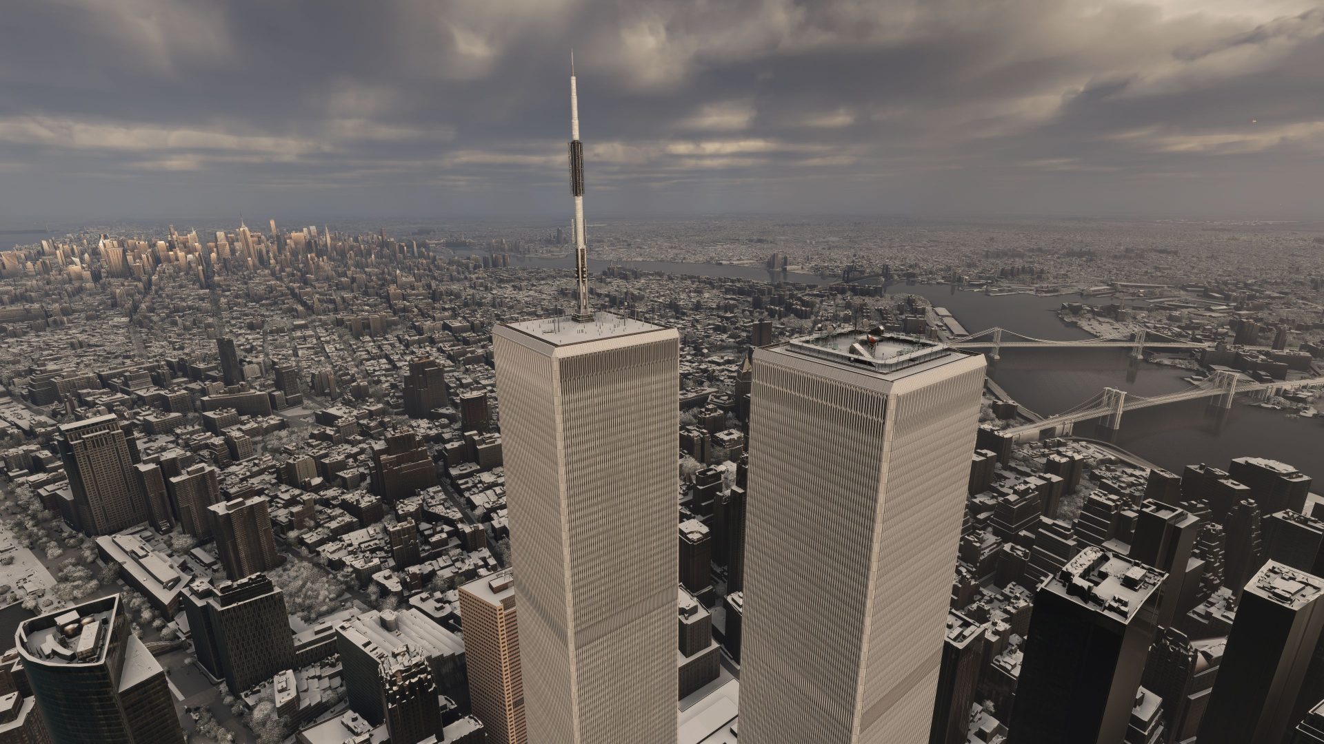 Twin Towers Mod: The Original World Trade Center Complex Scenery for MSFS
