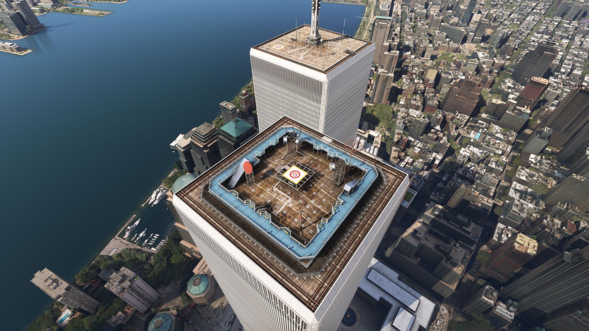 Twin Towers Mod: The Original World Trade Center Complex Scenery for MSFS
