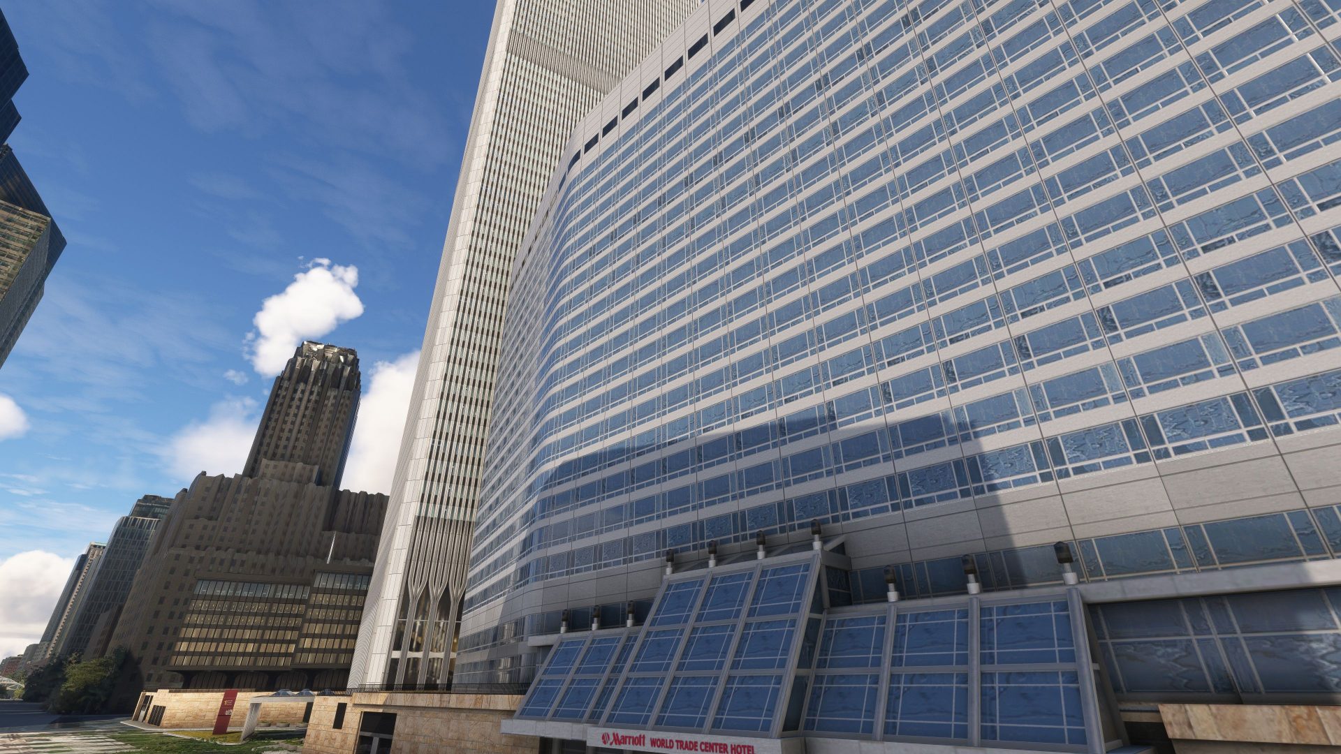 Twin Towers Mod: The Original World Trade Center Complex Scenery for MSFS