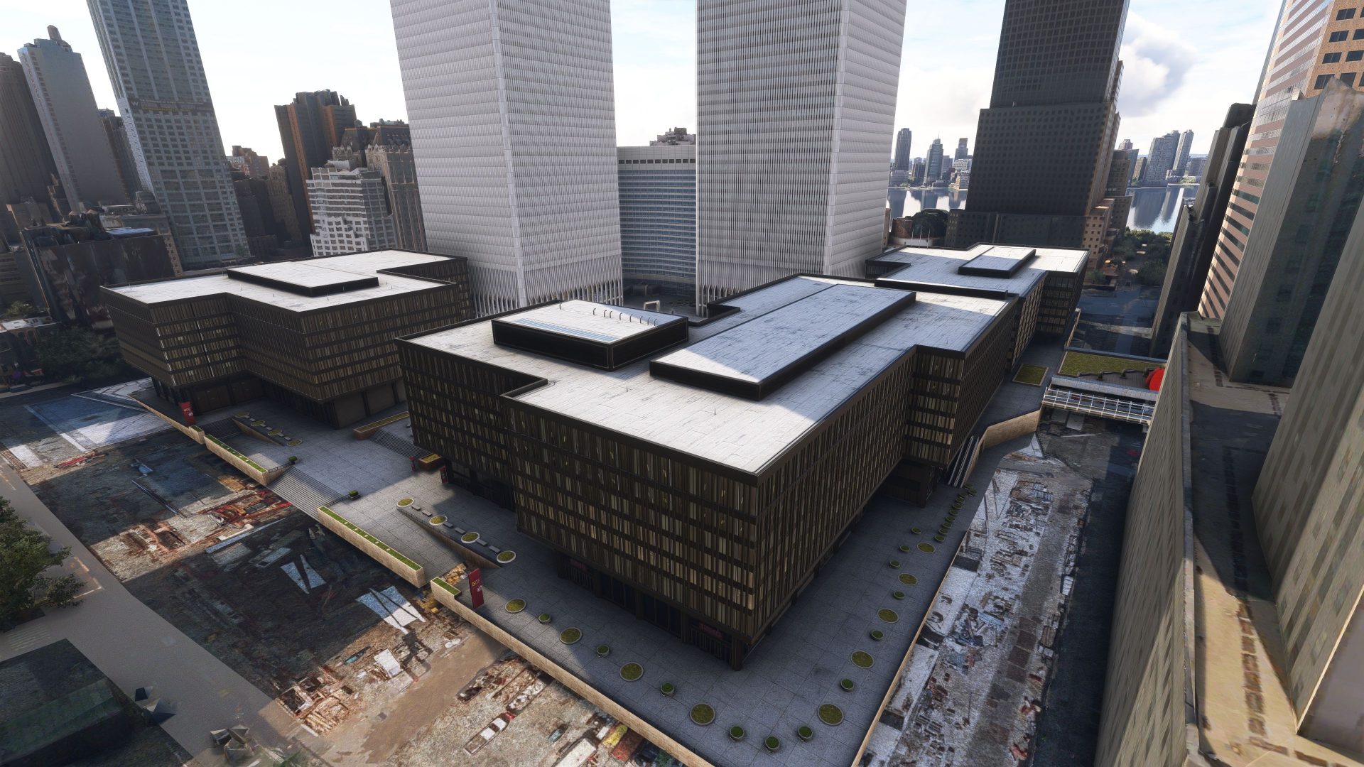 Twin Towers Mod: The Original World Trade Center Complex Scenery for MSFS