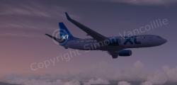 XL Airways Boeing 737-800 reg D-AXLE for FSX