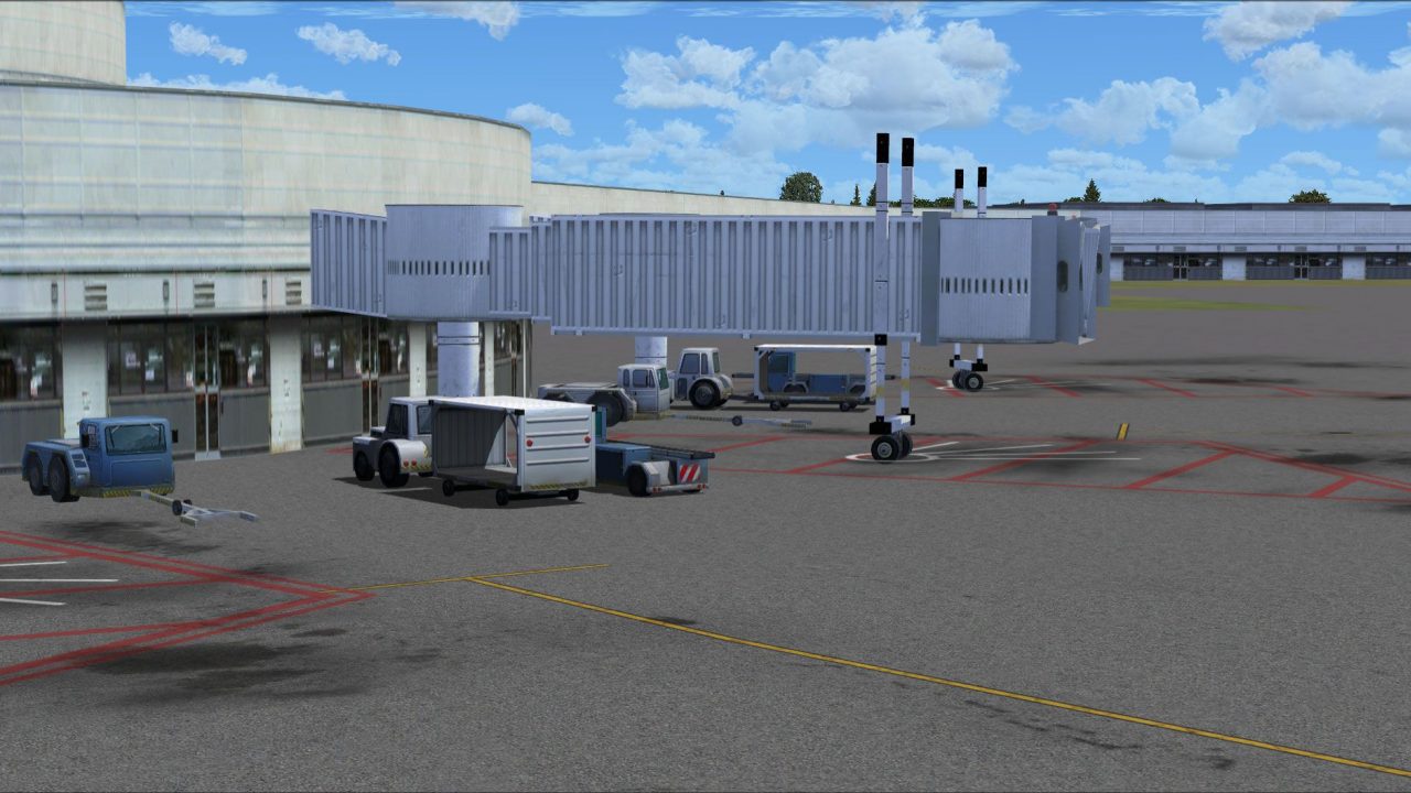 High Definition Airport Parking & Jetways for FSX