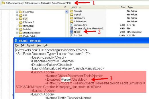 Object Placement for FSX