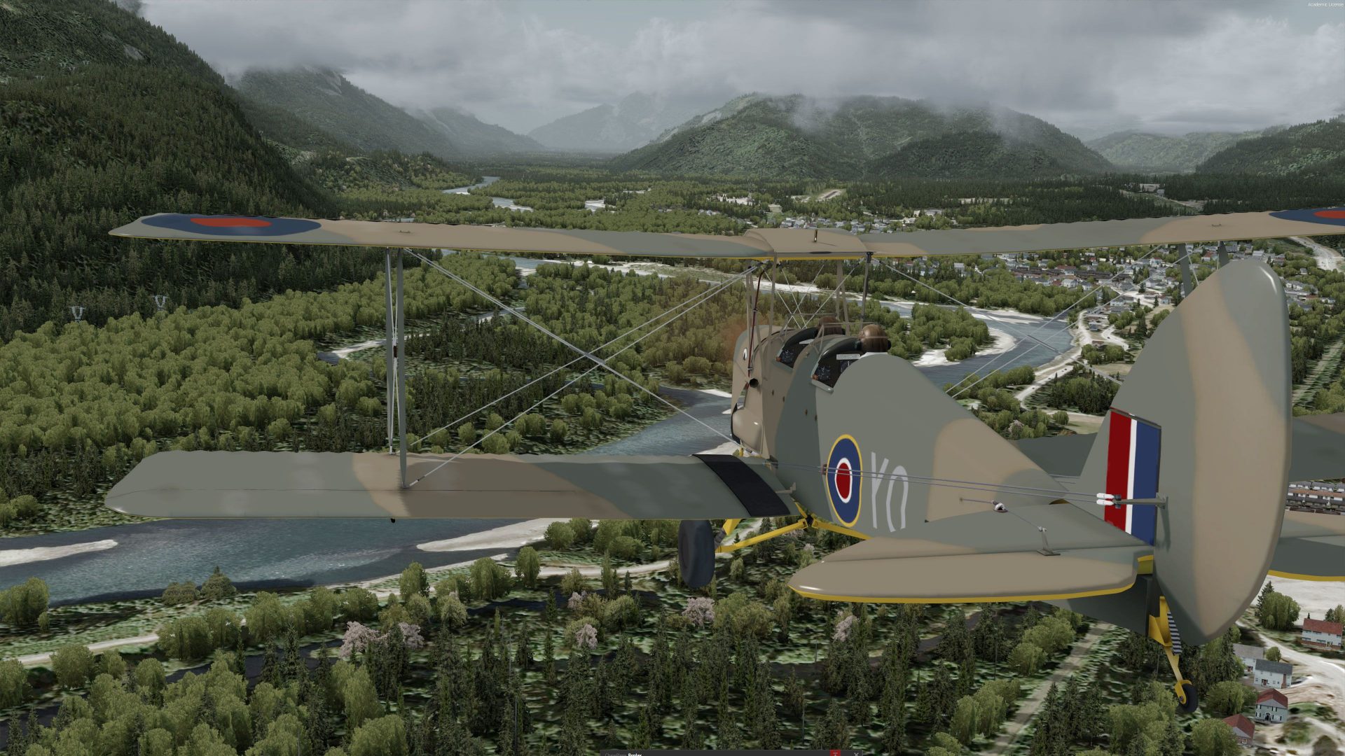 De Havilland DH82a Tiger Moth for FSX & P3D