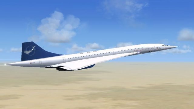 Aerospatiale Concorde BA, AF, SA for FSX