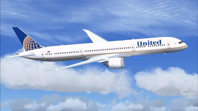 United Airlines Boeing 787-9 for FSX