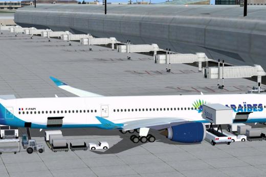 Emirates Airbus A350-1000 XWB V2 for FSX