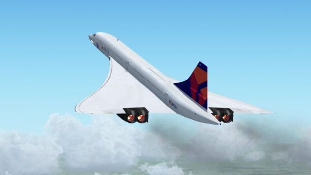 Delta Airlines BAe Concorde X for FSX