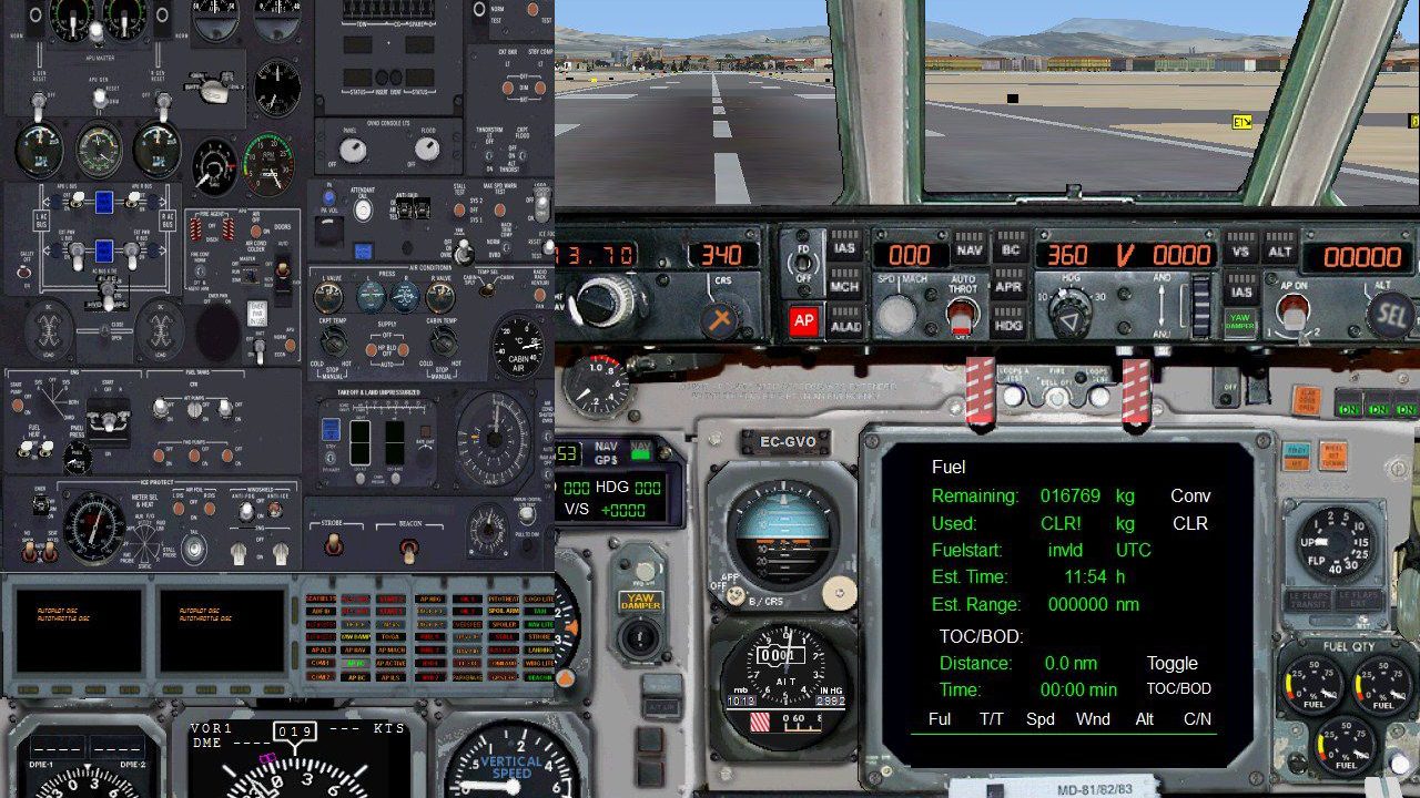 McDonnell Douglas MD-83 Panel Update for FSX