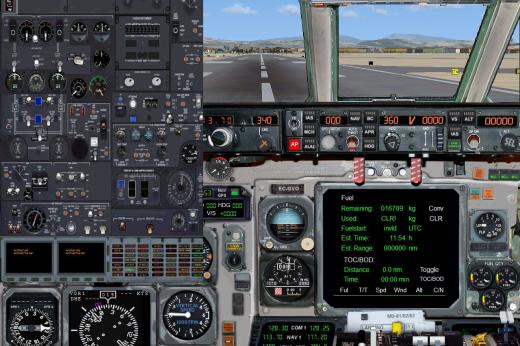 McDonnell Douglas MD-80 / MD-83 Panel for FSX