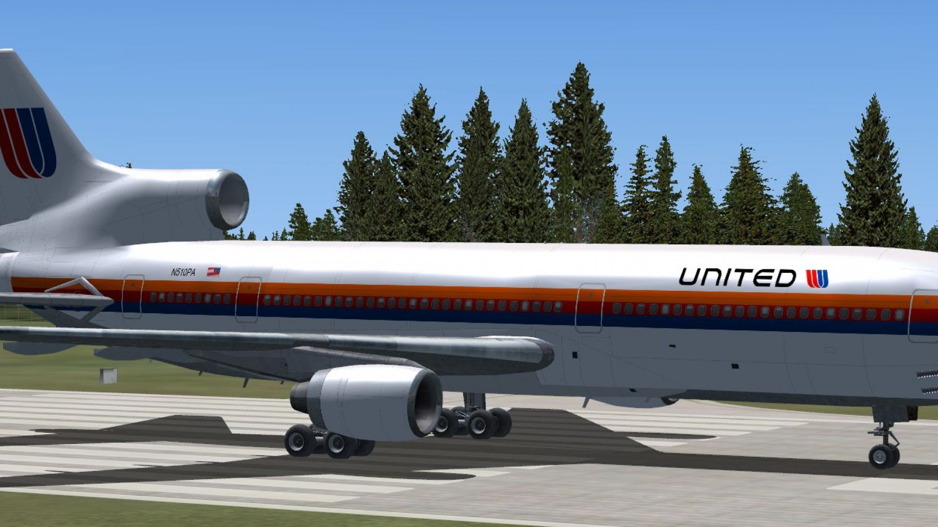 United Airlines Lockheed L-1011 for FSX