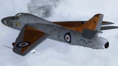 Silver-Dayglo Royal Navy Hunter for FSX