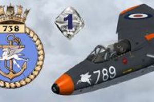 Hawker Hunter 738 NAS "Rough Diamonds" for FSX