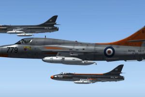 Hawker Hunter 738 NAS "Rough Diamonds" for FSX