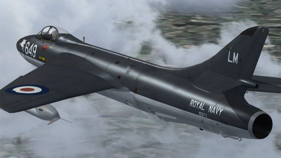 Hunter Repaints 738 NAS At Lossiemouth for FSX