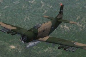 SP2 Acceleration Douglas A-1J Skyraider for FSX