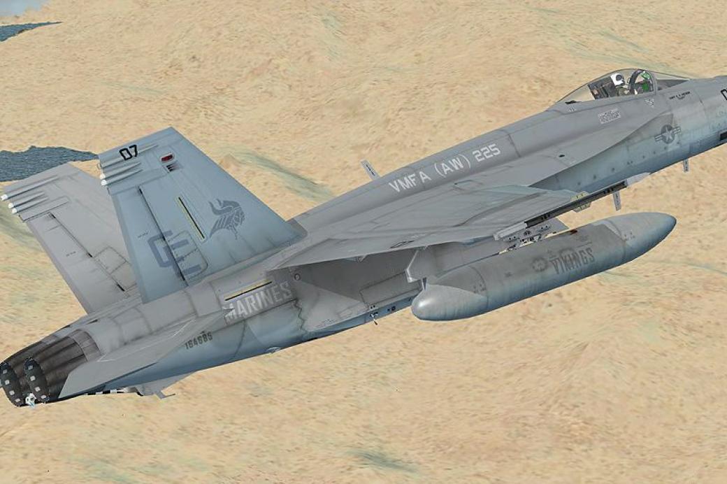 USMC VMFA 251FSX F/A-18 Hornet for FSX