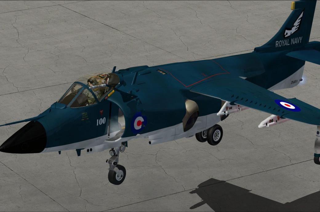 BAe Harrier Jump Jet GR.7 for FSX