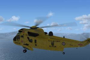 Virtavia Sea King New Rotor Blur Textures for FSX