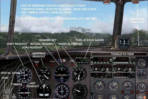F-16 Panel for FS2004