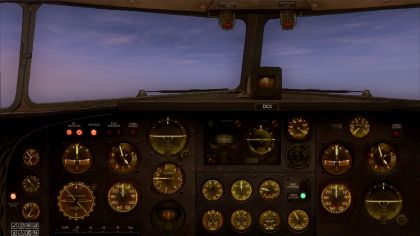 Douglas DC-3 Widescreen 2D Panel for FSX