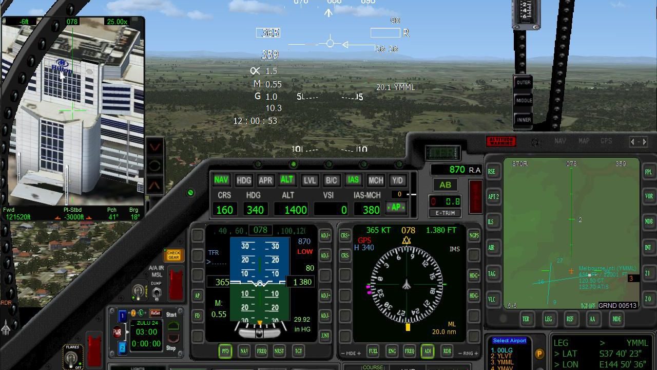 F-111 Pig HUD Project - Revision 7 for FSX