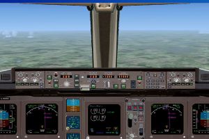 Boeing 767-400 Panel For Dual Monitors for FSX