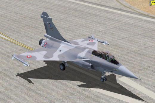 Dassault Rafale Grey Camo for FSX