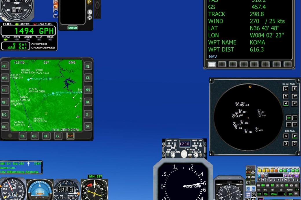 Boeing 737-300 Analog Panel for FS2004