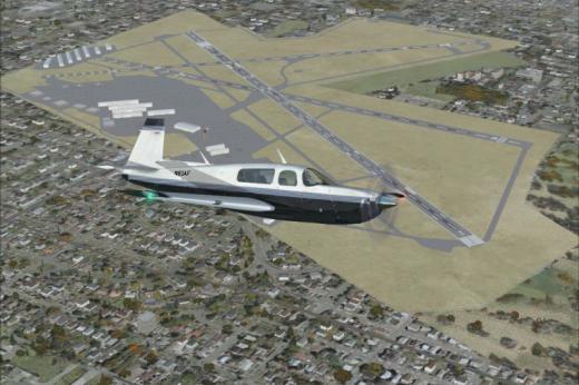 Sacramento International (KSMF) Scenery for FS2004